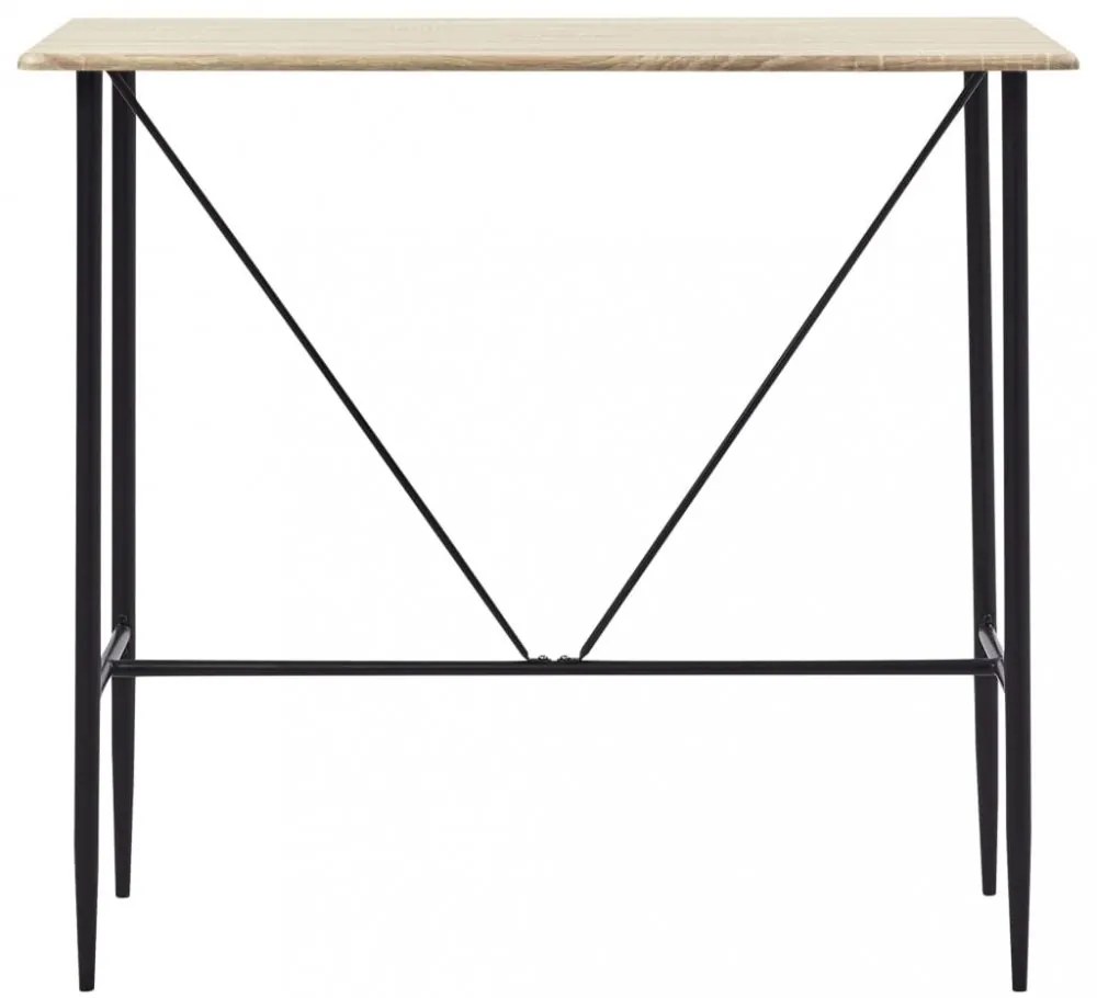 Barový stůl 120x60 cm Dekorhome Bílá