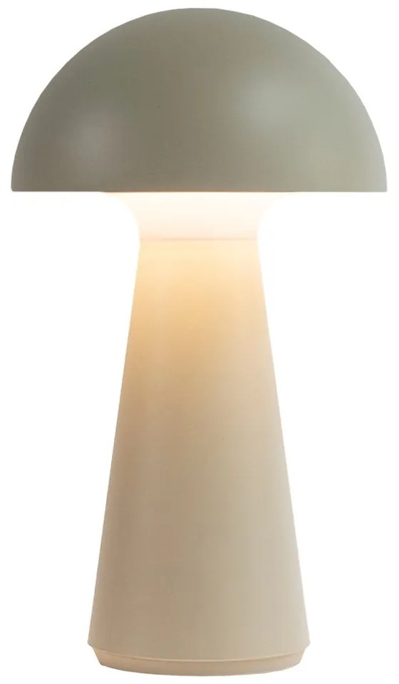 Šedá LED stolní lampa na dálkové ovládání (výška 28 cm) Sam – Sirius