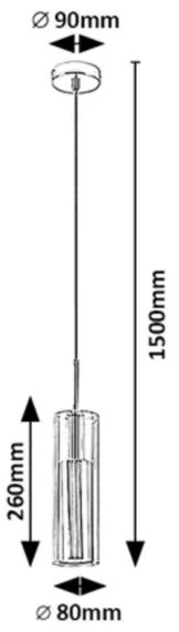 Rabalux 72046 - Lustr na lanku KALEVI 1xGU10/50W/230V čirá/chrom