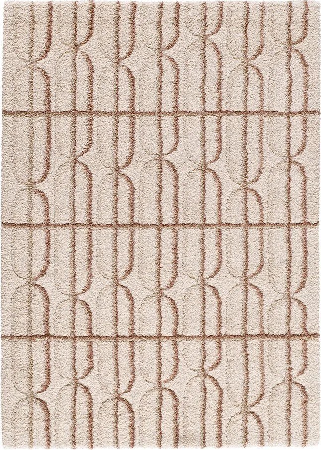 Krémový/světle hnědý koberec 120x170 cm Ember – Universal