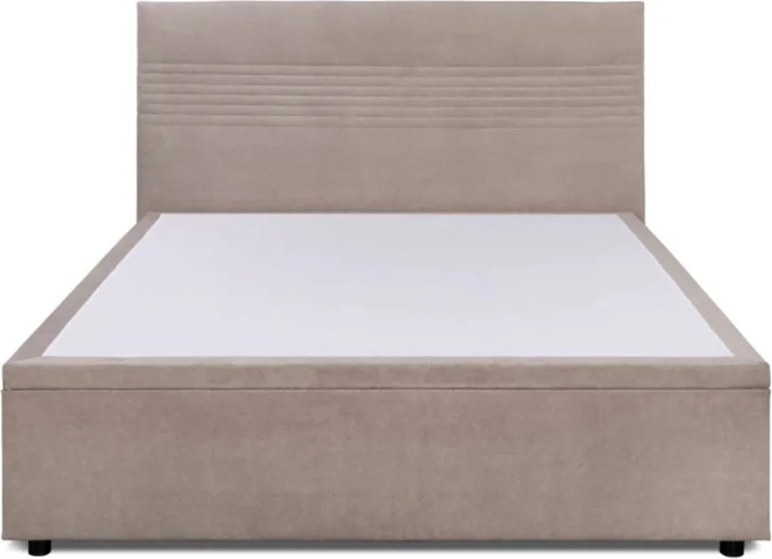Postel Fro Line 160x200 s roštem, úložným prostorem Mono 233, béž