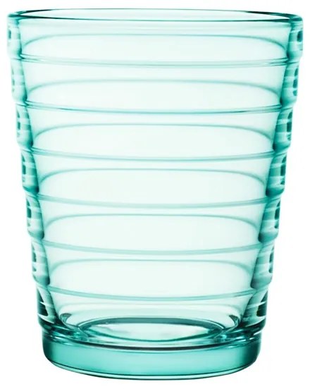 Sklenice Aino Aalto 0,22l, 2ks, zelené water green