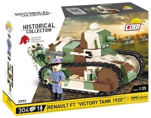 Cobi 2992 Great War Renault FT Victory Tank 1920, 1:35, 304 kostek