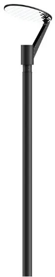 LGM SY-21093-W40-01 Venkovní sloupové svítidlo SYNDY LARGE 4m 39W 4000K 2787lm IP65 černá RAL9011 - LIGMAN