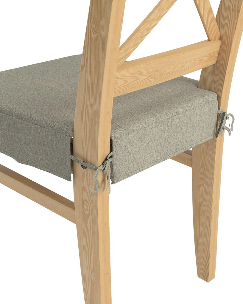 Sedák na židli IKEA Ingolf barva béžová látka pletený vzor