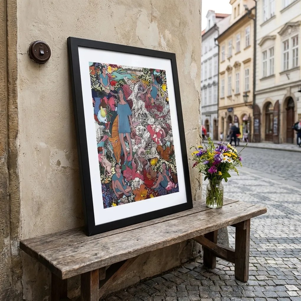 Yulia Novikova | Osvobození Rám: Černý, Velikost: 60 x 40 cm