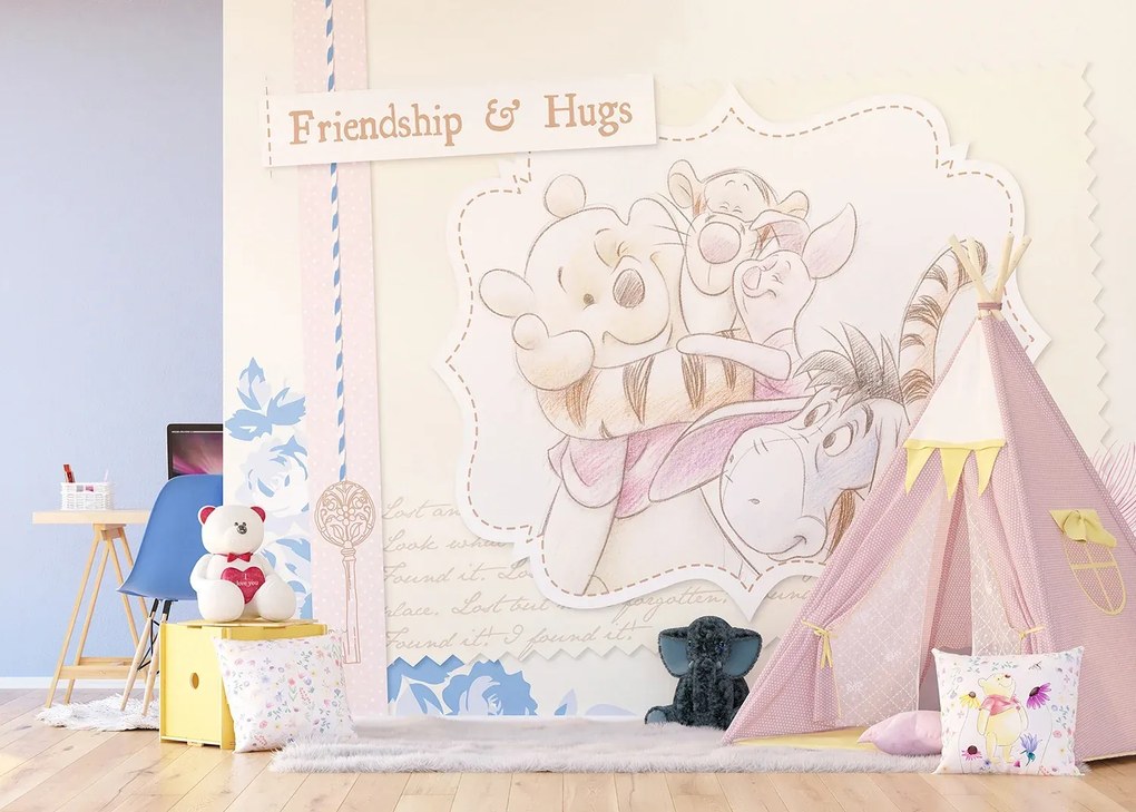 Dekorativní polštářek Medvídek Pú, Disney | 40 x 40 cm | DCND 3131