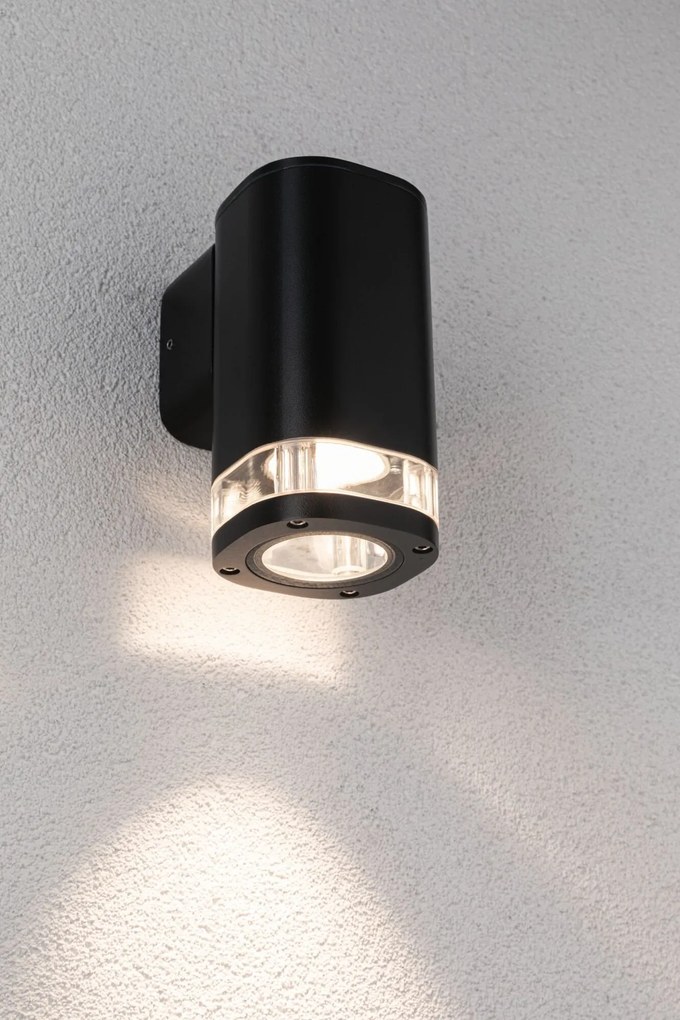 P 94718 Venkovní nástěnné svítidlo Colum IP44 80x112mm max. 20W 230V antracit hliník - PAULMANN