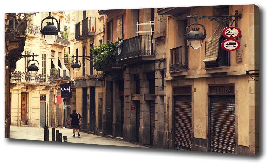 Wallmuralia Foto obraz na plátně Ulice Barcelony 100x50