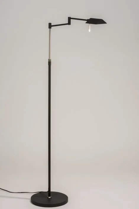 Stojací designová LED lampa se stmívačem Falco Black