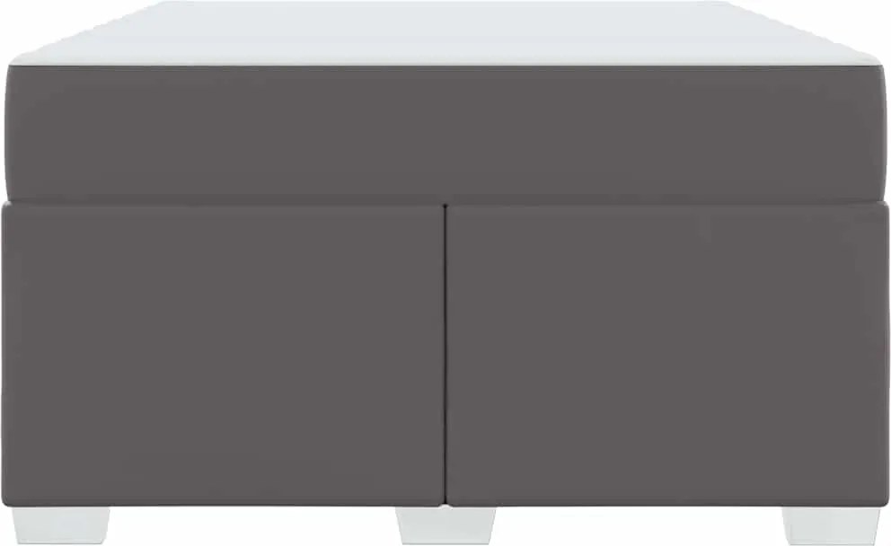 Rám postele Šedá 120 x 200 cm PVC 3399236