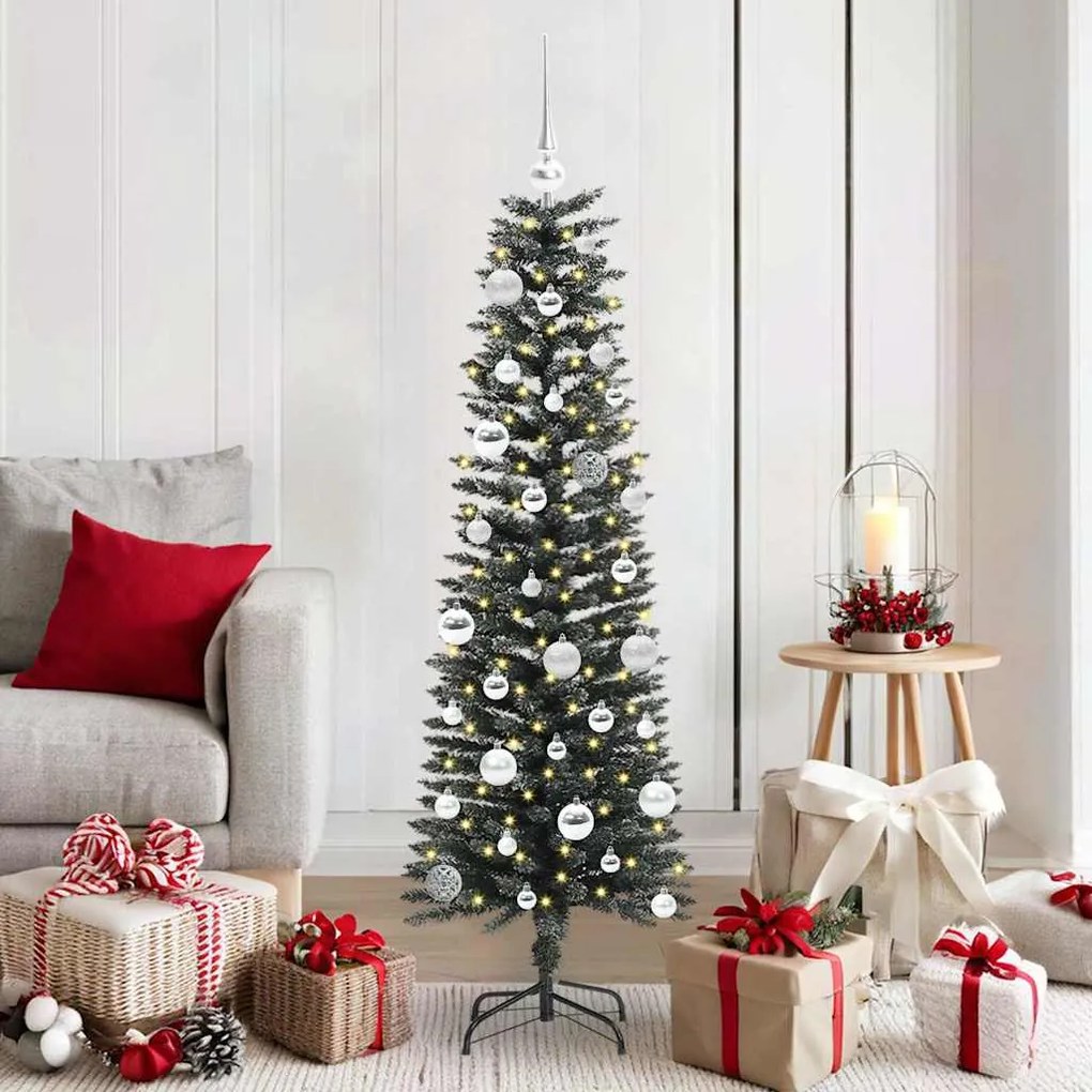 Umělý vánoční stromeček Zelená 150 cm PVC, plast a ocel 3395933