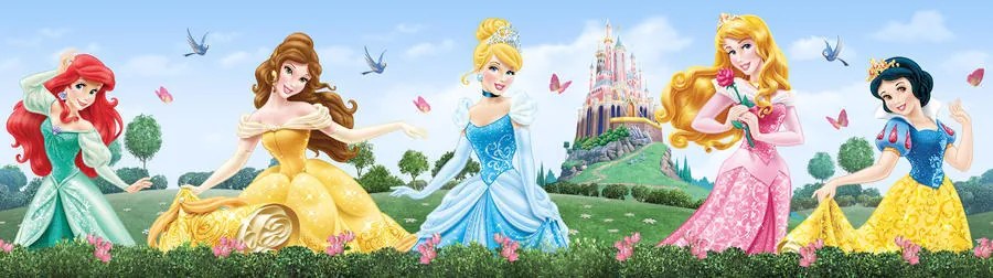 AG Design Disney Princess - samolepicí bordura