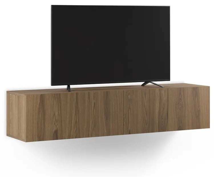 TV stolek v dekoru dubu v přírodní barvě 180x38x35 cm Daroca – Marckeric
