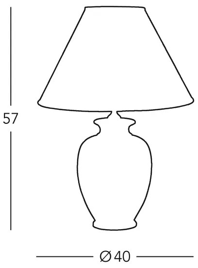 Kolarz 0014.74.4 - Stolní lampa GIARDINO 1xE27/100W/230V béžová