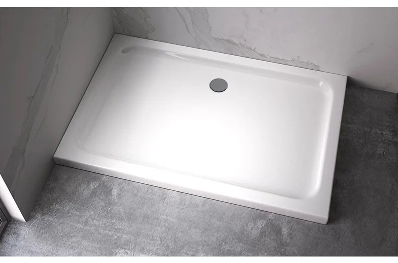 BPS-koupelny Obdélníková akrylátová sprchová vanička HYD-OSV-ST06C 120x100 bílá