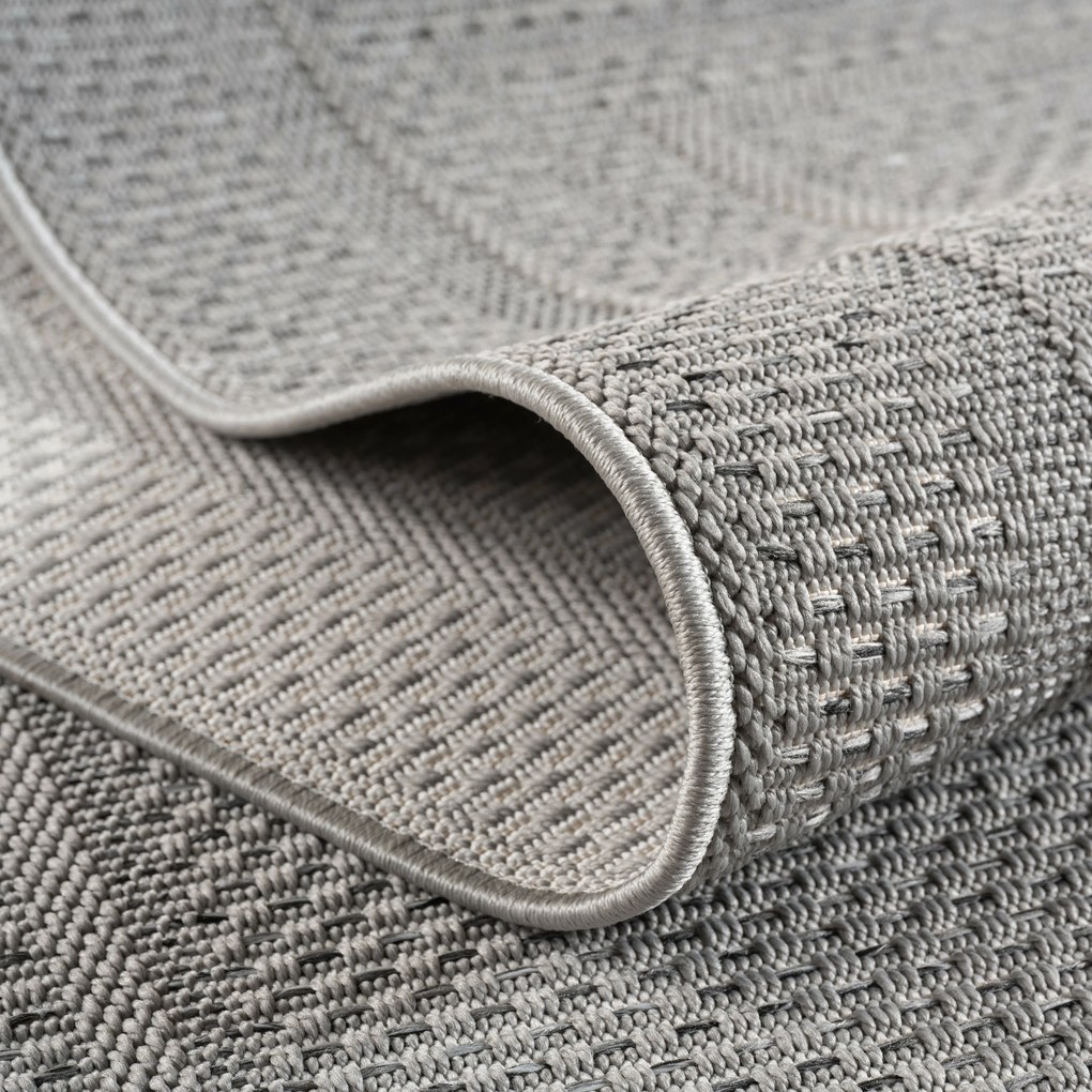 Ayyildiz, Kusový koberec Desert 1304 grey - na ven i na doma, 120x170, šedá, chodba / předsíň
