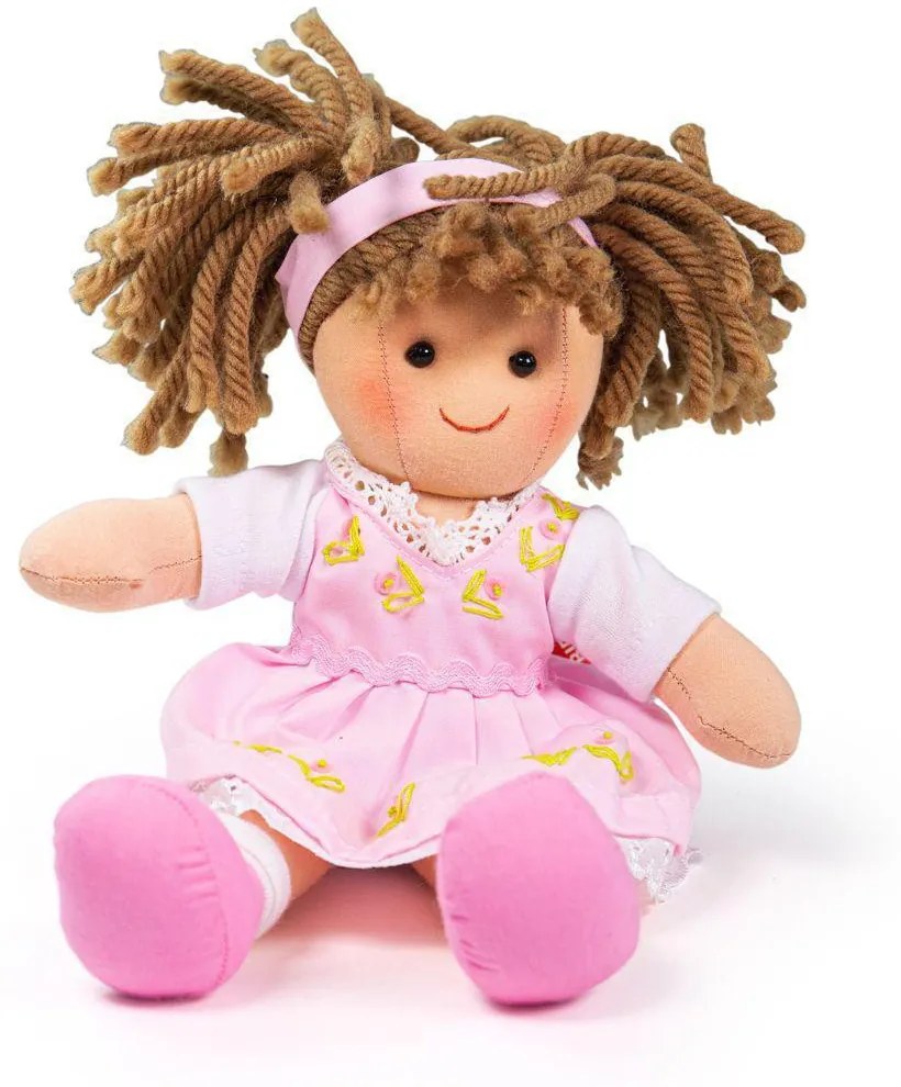 Bigjigs Toys Látková panenka Rose 28 cm