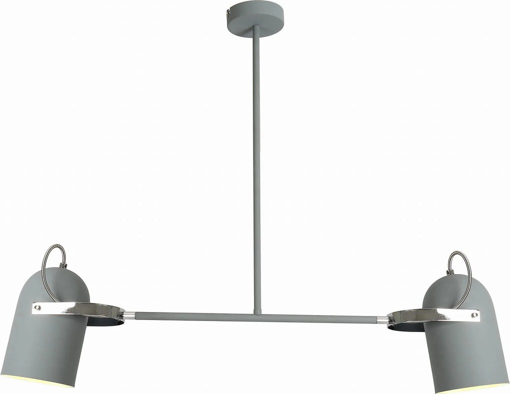 Závěsná lampa lustr Candellux Gray šedá