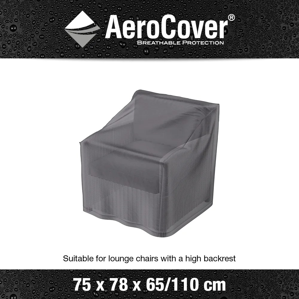 Obal na křeslo s XL opěrkou na záda 75x78x64/110 cm Aerocover