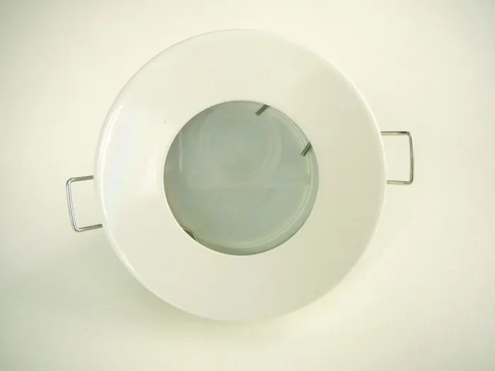 T-LED LED stropní svítidlo do koupelny IP44 7W 230V bílé Barva světla: Teplá bílá 104341_LED7-5W-GU10/2700