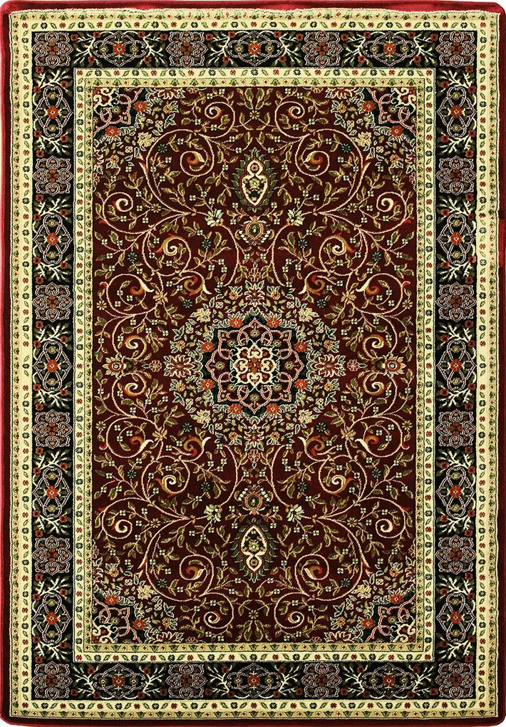 BE Koberec Anatolia 5858 RED - červený obdélníkový Rozměr: 70x100 cm