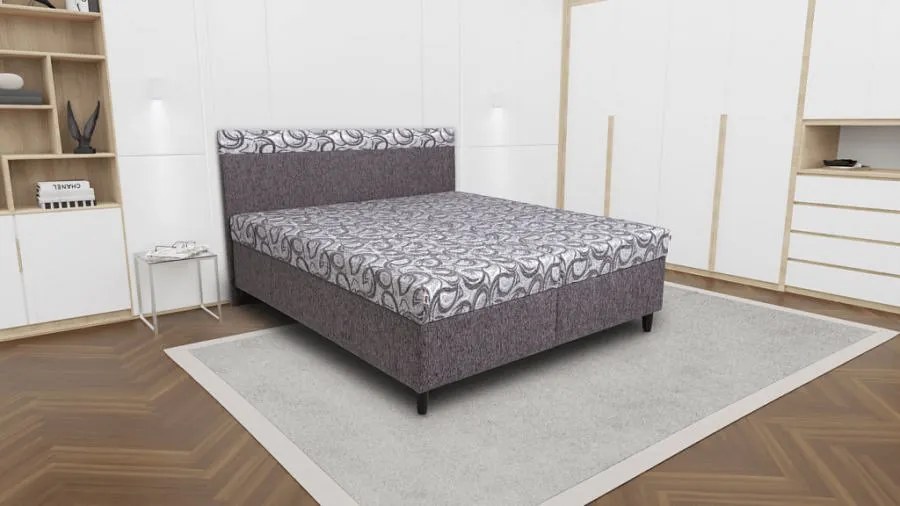 Pohoda Čalouněná postel IRENE s úložným prostorem | Látka: Gomez 10,Šířka matrace: 160 cm