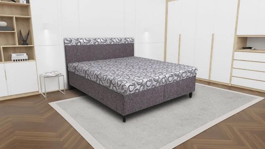 Pohoda Čalouněná postel IRENE s úložným prostorem | Látka: Andora 301,Šířka matrace: 180 cm