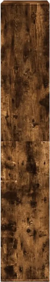 Knihovna kouřový dub 100 x 33 x 187,5 cm kompozitní dřevo 3309352