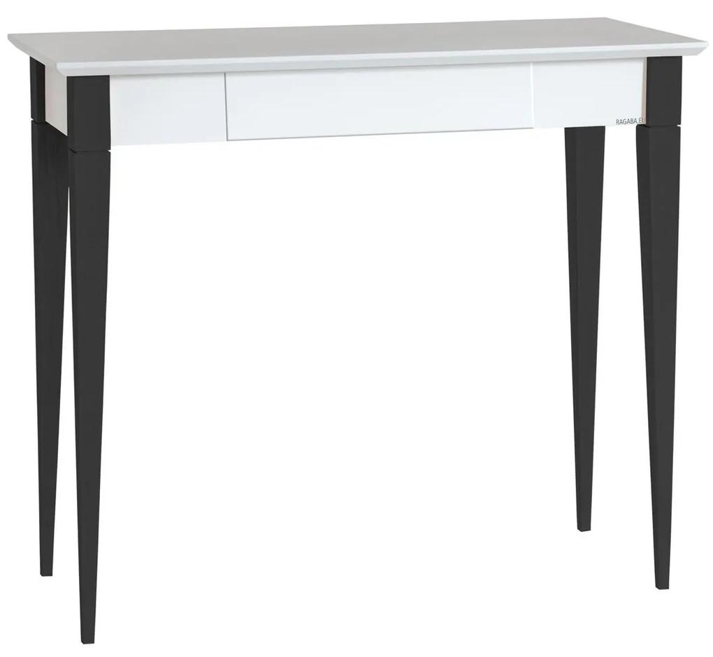 Ragaba Psací stůl Svante II, 85x40x74 cm, bílá/černá