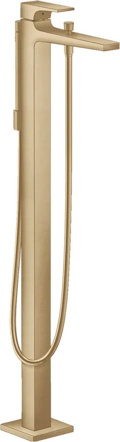 Hansgrohe Metropol, vanová baterie na podlahu, kartáčovaný bronz, 32532140