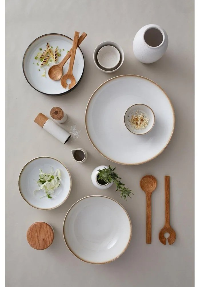 Bílá keramická sada mlýnků na pepř a sůl 2 ks Gastro Cream – Bitz