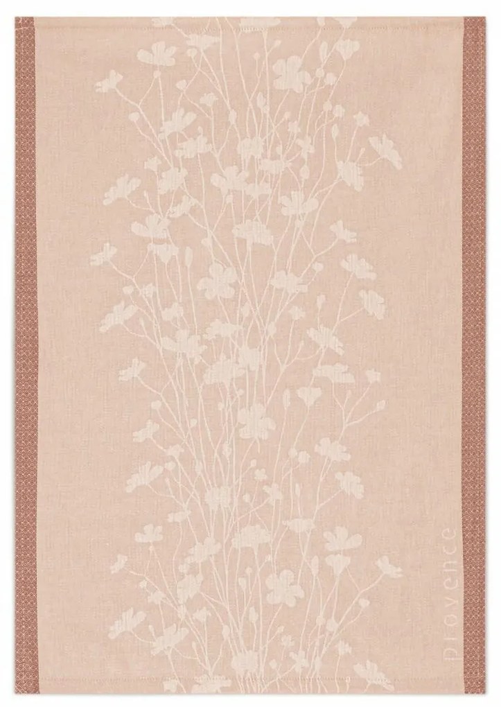 Kuchyňská utěrka 50x70 Provence Le Pre pink 9234/3 Zwoltex 23