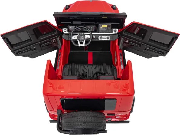 Elektrické autíčko Mercedes Benz G63 AMG XXL červené