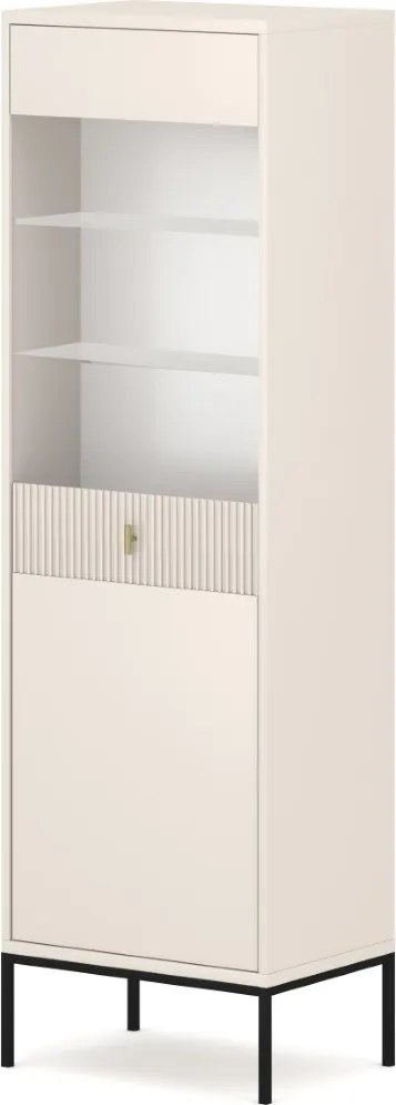 Vitrína Maggiore 53,9 cm kašmírová/černá