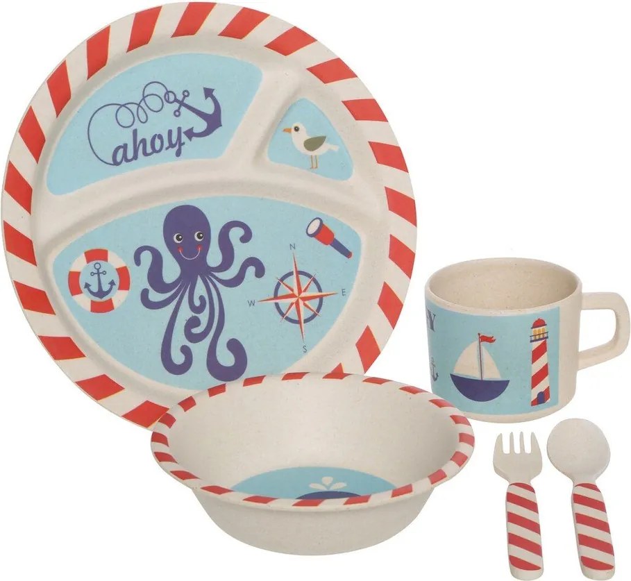 Bambusová dětská jídelní sada 5 ks Eden – Premier Housewares