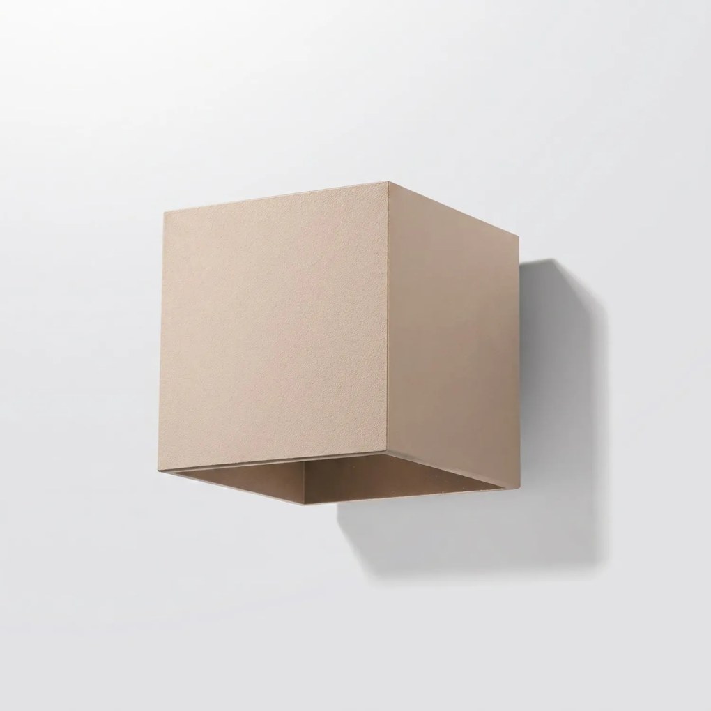 Sollux Lighting Nástěnné svítidlo QUAD 1 taupe