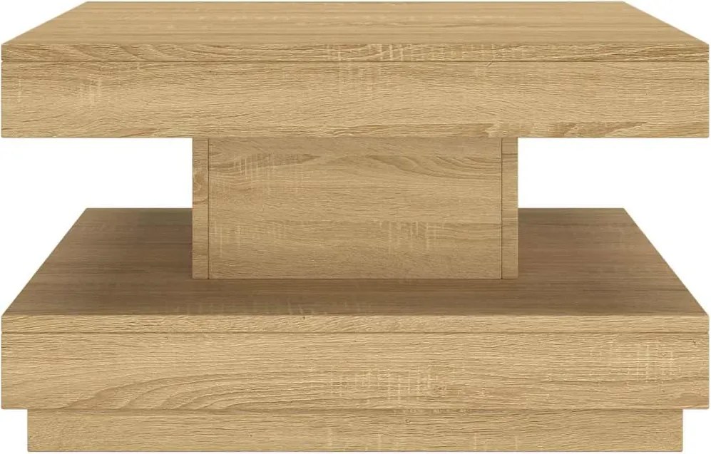 Konferenční stolek světle hnědý 60 x 60 x 35 cm MDF 286096
