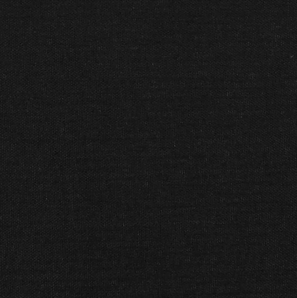 vidaXL Rám postele s čelem 120x200 cm textil [3125124] Barva: Černá