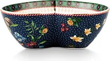 Pip Studio Oriental Berry Blues zapékací miska ve tvaru srdce (Srdcová zapékací miska modrá)