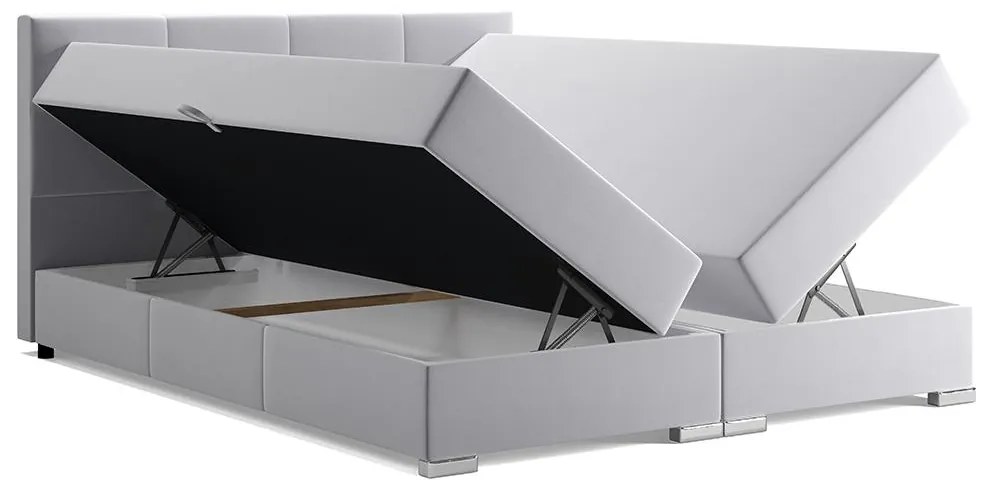 Kontinentální postel dvoulůžko BOXSPRING ARDEN + topper v ceně | 160x200 | VÝBĚR TKANIN