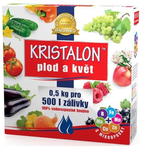 Hnojivo pro plody a květy KRISTALON 0,5kg