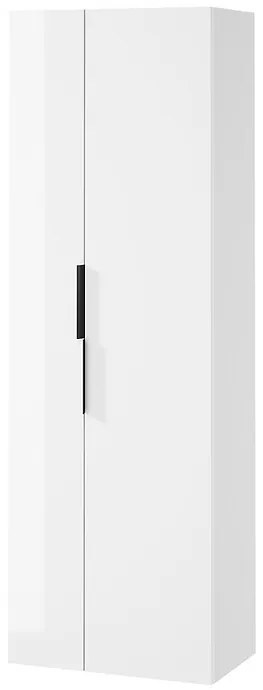 Cersanit City, vysoká koupelnová skříňka 60x36x180 cm, bílá, S584-019-DSM
