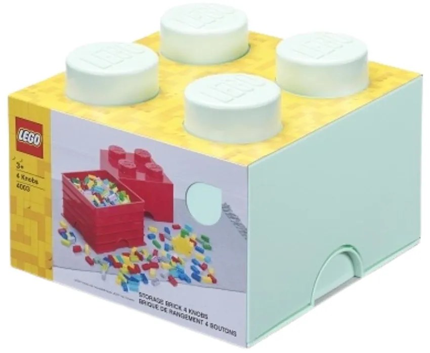 Lego® Tyrkysový úložný box LEGO® Smart 25 x 25 cm