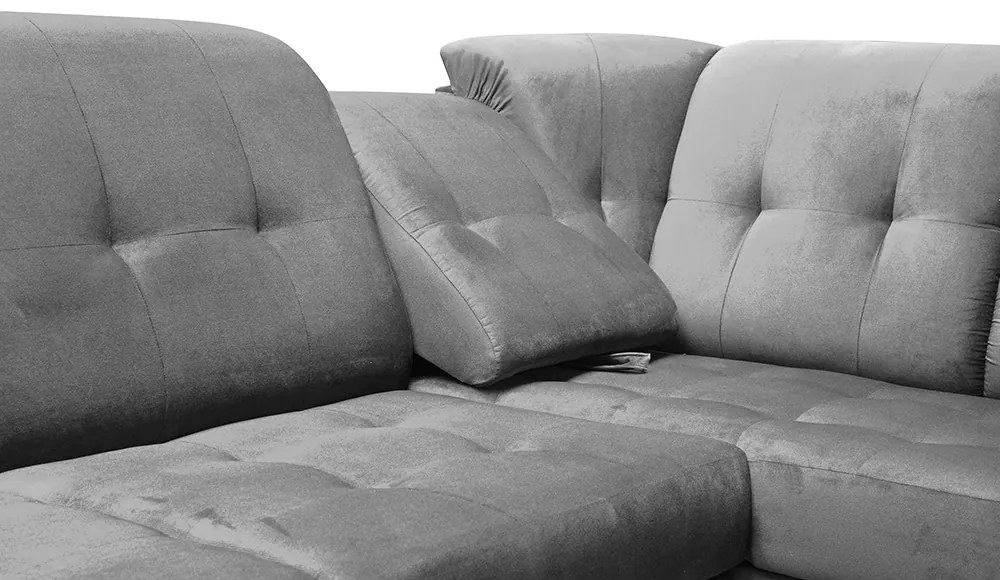 Sedací souprava ZEUS | 180x375x162 cm | PRAVÁ | s funkcí RELAX | rozkládací + 2x úložný prostor | VÝBĚR TKANIN