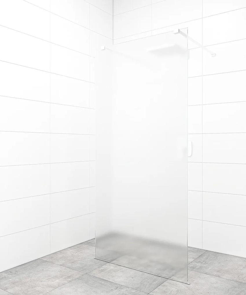 Sprchová zástěna Walk-in 140 cm SAT v barvě profilu bílá SATBWI140MSZAVB