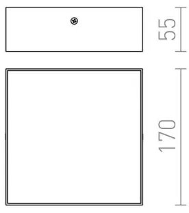 RED - Design Rendl - R12848 - LED Stropní svítidlo LARISA LED/15W/230V bílá