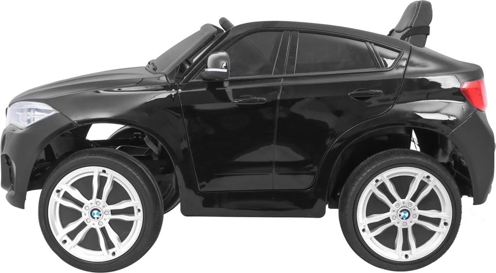 Ramiz Dětské elektrické autíčko BMW X6M lakované - černé SUV + dálkové ovládání