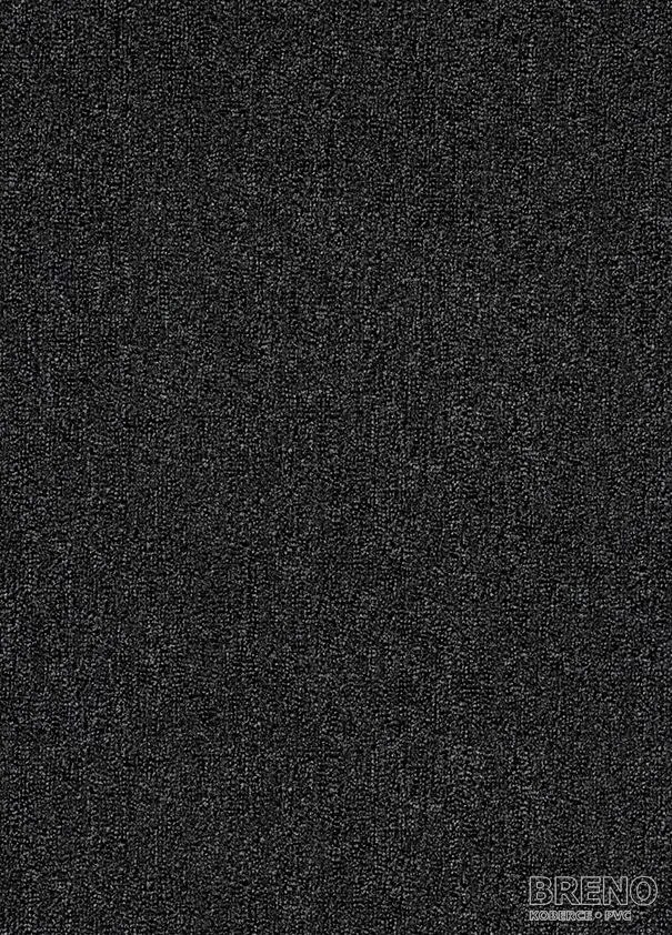 Breno Metrážový koberec SMART 970 černý, šíře 400 cm, Černá