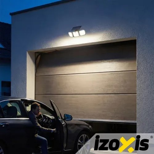 Solární lampa 167 LED, 500 lm s dálkovým ovládáním
